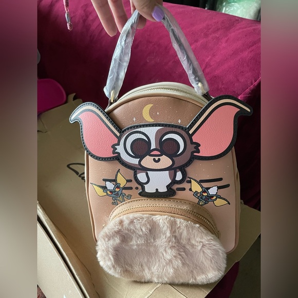 Warner Bros. | Bags | Gremlins Movie Gizmo Plush Backpack Super Cute ...